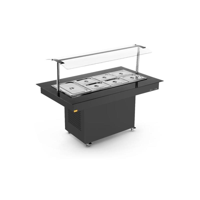 Buffet Frio Termico 8 Cubas Preto - REFRIMATE - Buffet Térmico ...