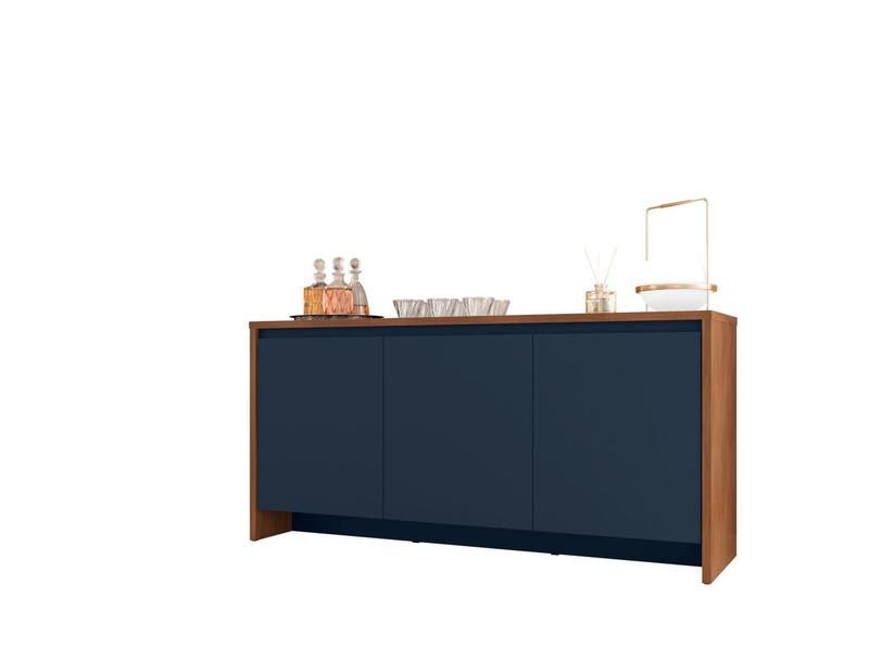 Buffet madrid execultive 3portas 1gaveta 160cm azul cobalto - CASAD ...