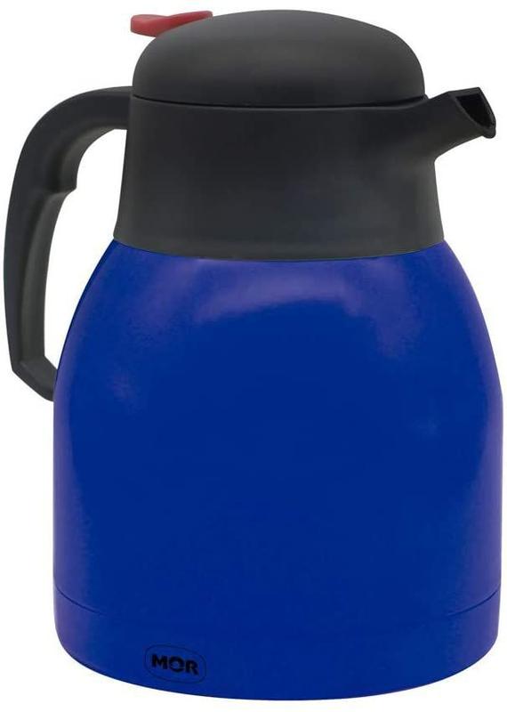 Bule Aço Inox Com Gatilho Trendy 1,2 Litros Azul - MOR - Bules ...