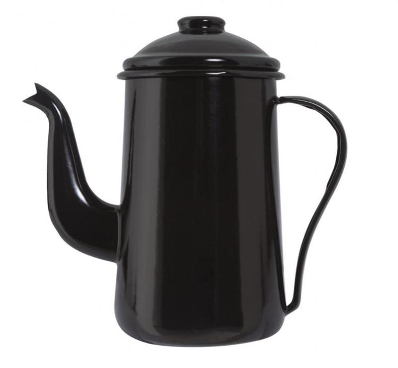 Bule Esmaltado Café Tradicional 14 1,5 Litros Preto Mãe Ágata Ewel ...
