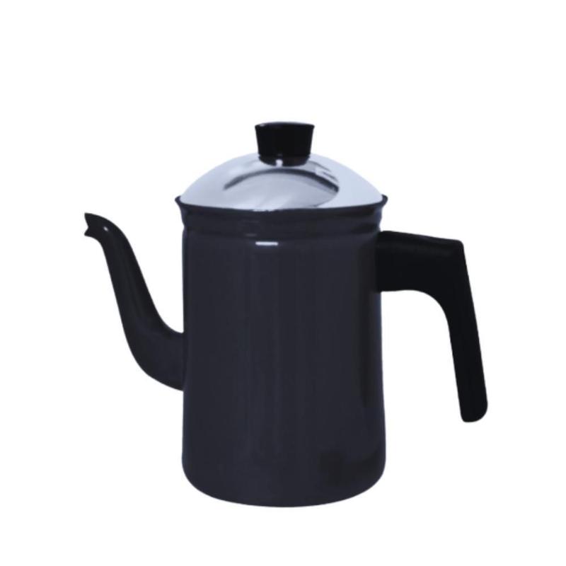 Bule Esmaltado Preto 1,1L Indução Cooktop Elétrico A Gás - Jjb ...