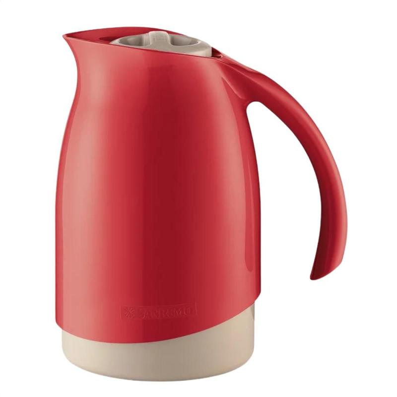 Bule Termico Vermelho 700ml Plastico Bico Antigota Sanremo - Chá e Café ...