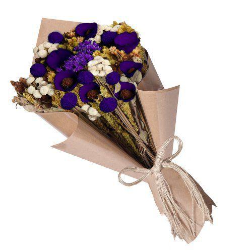 Buquê Mix de Flores Secas Roxas - Giuliana Flores - Buquê de Flor ...