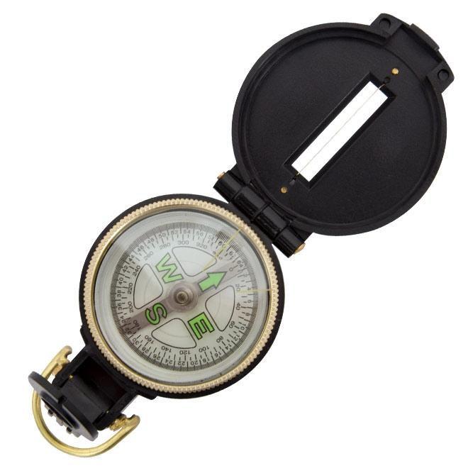 Bússola Quest Tipo Prismática com Visada Dobrável Lente de Aumento ...