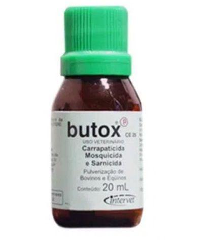 Butox Pulverização de Bovinos e Equinos Intervet 20 ml - Antipulga e ...