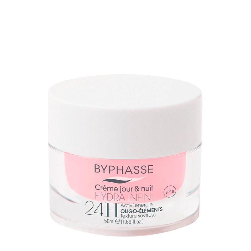 Byphasse Hydra Infini Day Night 24h - Creme Facial 50ml - Hidratante ...