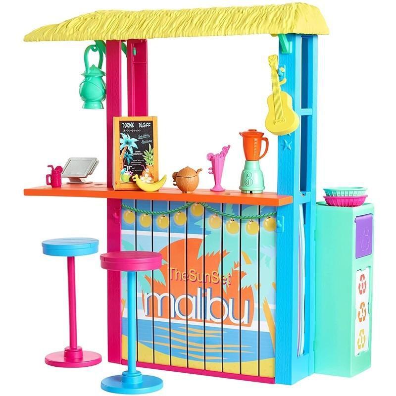 Cabana De Praia Móveis Da Barbie Malibu Beach Shack - Matte - Mattel ...