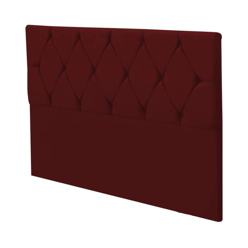Cabeceira de Cama Box Casal Elizabeth Capitonê 160cm Suede Marsala ...