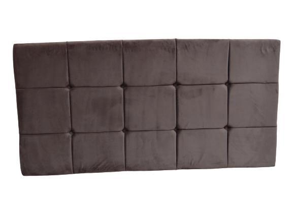 Cabeceira Painel Vênus 1,60 Veludo Marrom - ta - Cabeceiras Cama Box ...