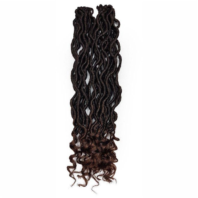 Cabelo 2x Goddess Locs Fibra Sintética 70g Para Crochet Braids - Cherey ...