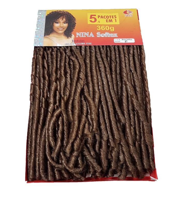 Cabelo Cacheado Nina Softex Original Pacotão 360gr - Cherey - Mega Hair ...
