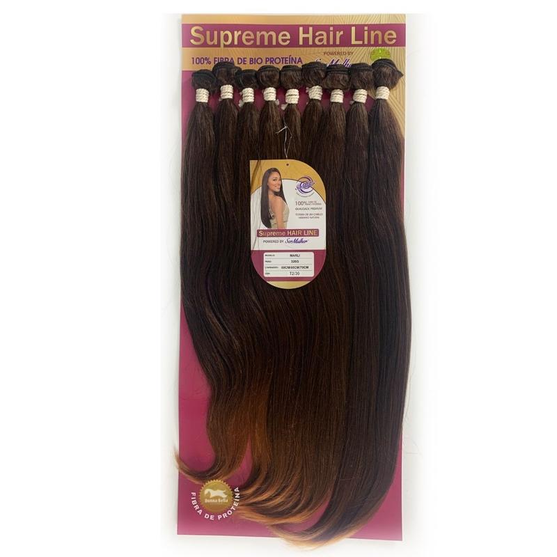 Cabelo Liso Ser Mulher Modelo Marli Orgânico 320 gramas 70 cm - Mega ...