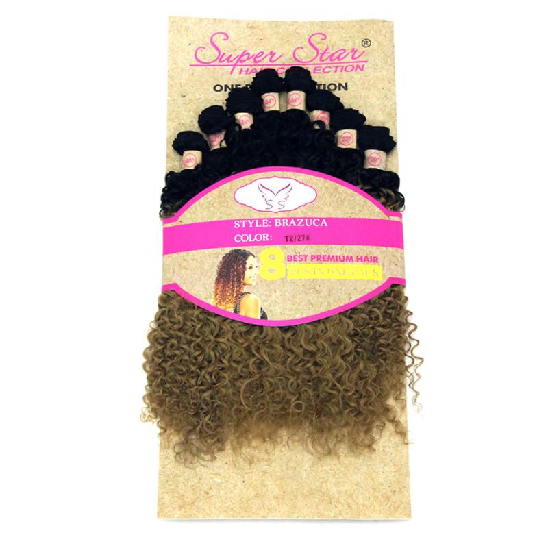 Cabelo Orgânico Brazuca - cor Ombre Castanho Escuro / Loiro Mel (T2/27 ...