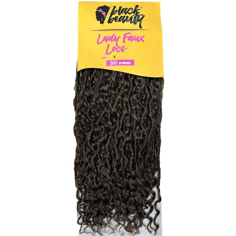 Cabelo Sintético Lady Faux Locs 300g 65cm - Black Beauty - Mega Hair ...
