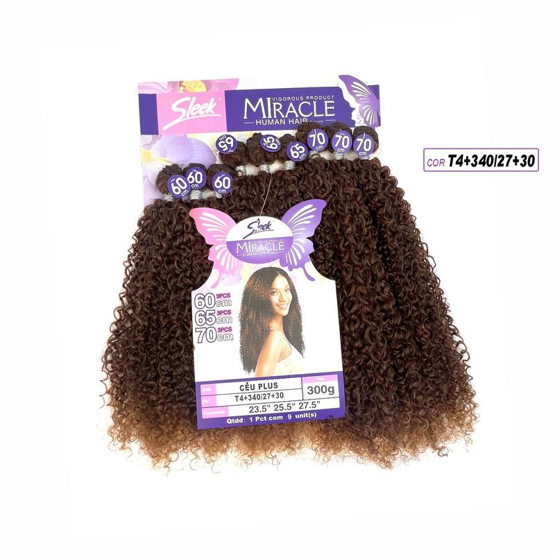 Cabelo sleek ceu plus cacheada fibra organica entrelace 300g - Hair ...