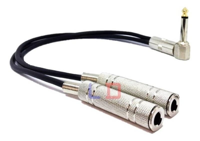 Cabo Adaptador P10 Macho 2 P10 Fêmea 2 Microfones Entrada - Ld - Cabos ...