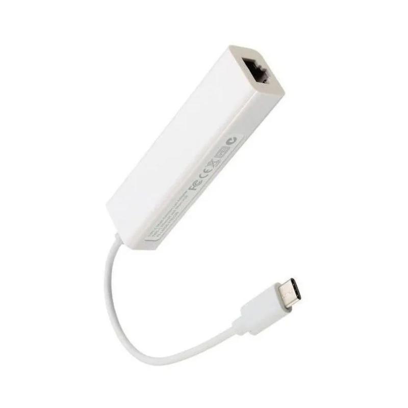 Cabo Adaptador Tipo C Para Rede Ethernet Rj 45 - F3 - Adaptador USB ...