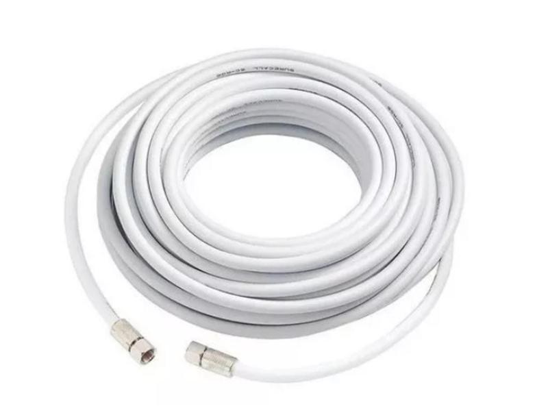 Cabo coaxial rg6 de antena montado - 30 metros - Luminar - Cabo Coaxial ...