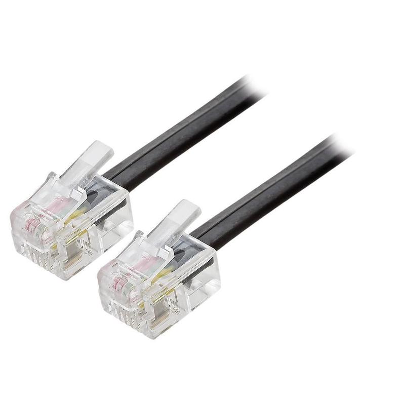Cabo Cordão Fio Telefone Rj11 3M Pronto Uso Com Conectores - Js ...