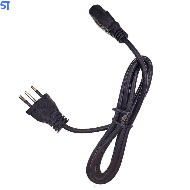 Cabo de Força Para CPU 2P+T X 0,75mm2 Com 1.50 Metro de Comprimento ...