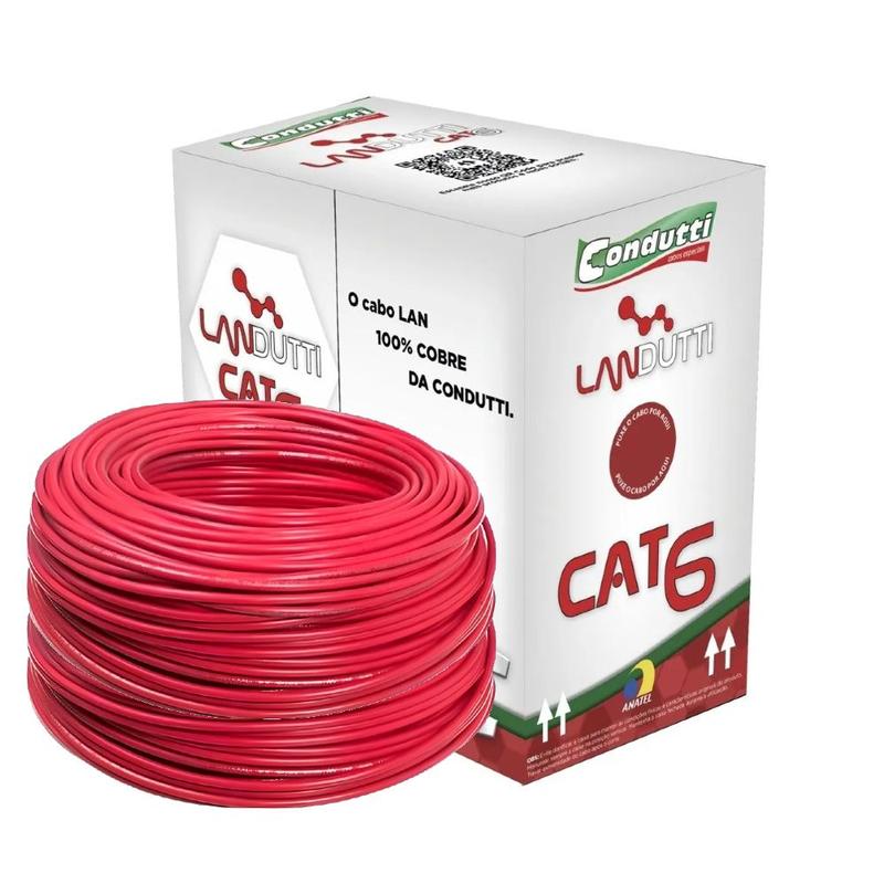 Cabo de rede Cat 6 Hd 4P CMX 250Mhz Vm CX0305M Condutti - Materiais ...