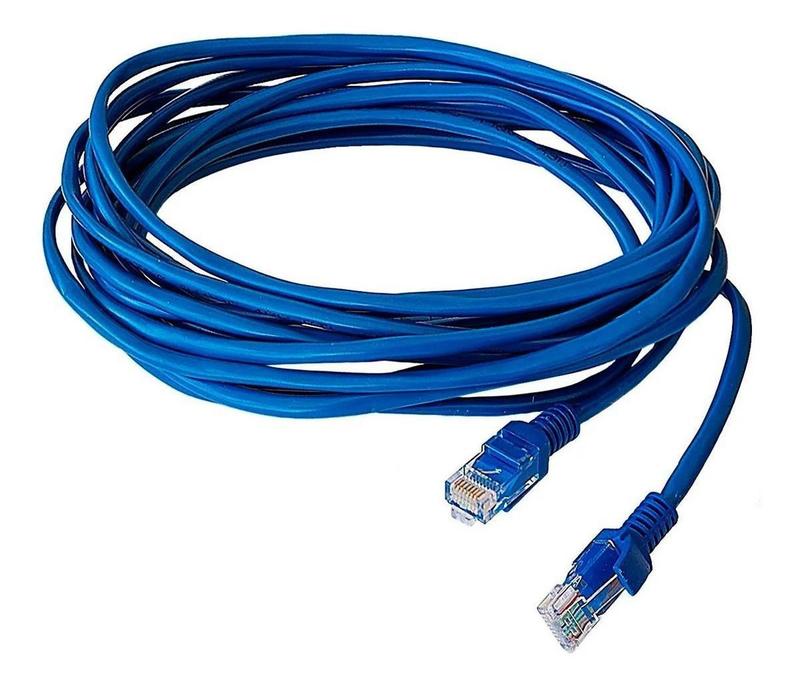 Cabo De Rede Cat5 Rj-45 10M Dex Azul - Materiais Elétricos - Magazine Luiza