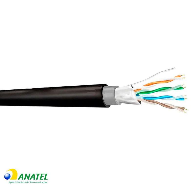 Cabo de Rede Cat5e STP Blindado Hercules Preto - BLUECOM - Lan Expert ...