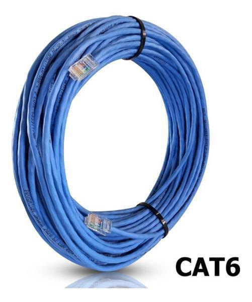 Cabo De Rede Cat6 20 Metros Ethernet Lan 10/100 Montado - Newnetstore ...