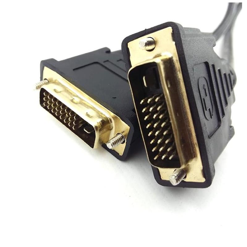 Cabo de Vídeo DVI 24+1 PINOS 1,5 Metros para Computador Monitor Placa ...