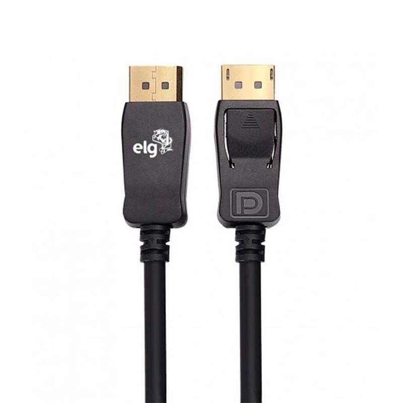 Cabo DisplayPort ELG, Ultra HD, 8K, 2m, DP1420, Preto - Cabo de Vídeo - Magazine Luiza