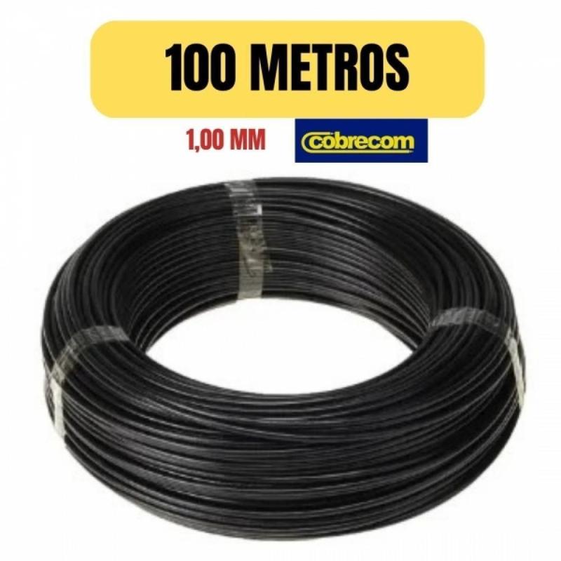 Cabo Eletrico Flexivel 1Mm Preto 100 Metro Cobrecom Imetro - Cobrecom ...