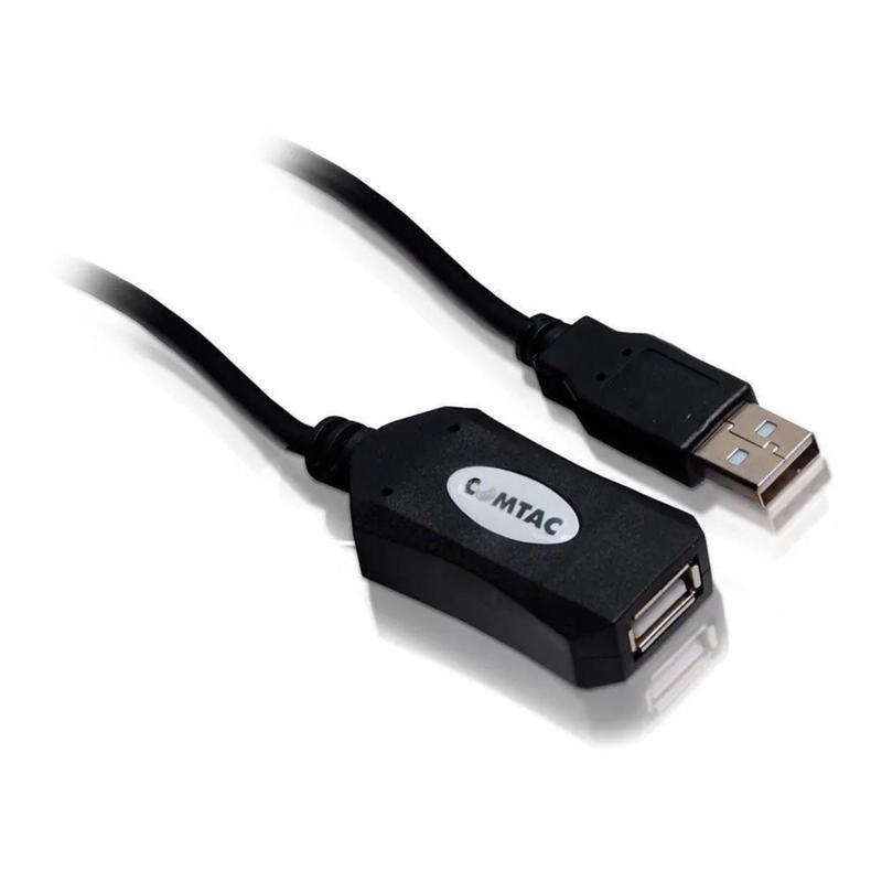 Cabo Extensor USB 2.0 Amplificado 5,0 Metros - COMTAC - Cabo USB ...