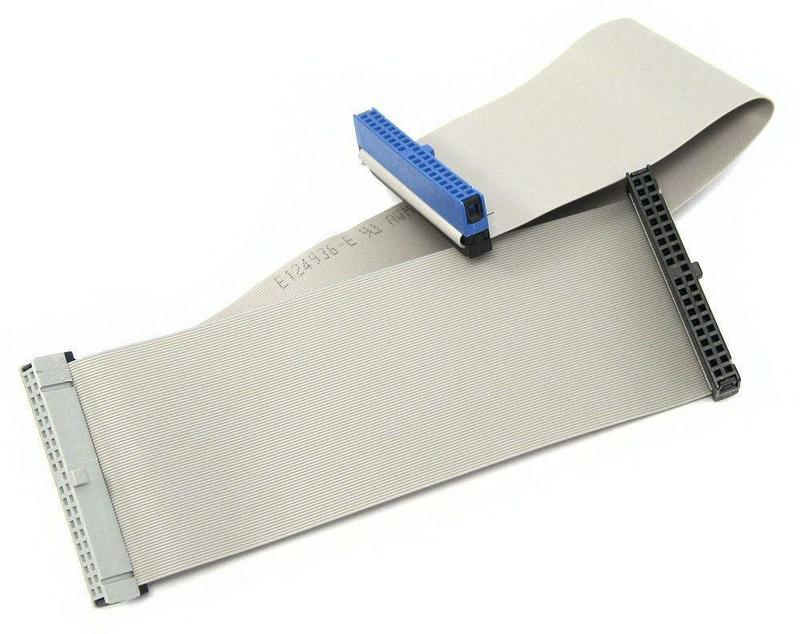 Cabo Flat Ide 80 Vias 35Cm Para Hd Gravador Cd Dvd 3 Pontas - Js ...