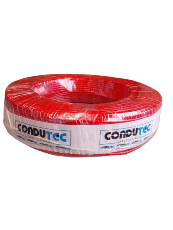 Cabo Flexível 6,0Mm Vermelho Rolo Com 100 Metros 1 Linha - Condutec ...