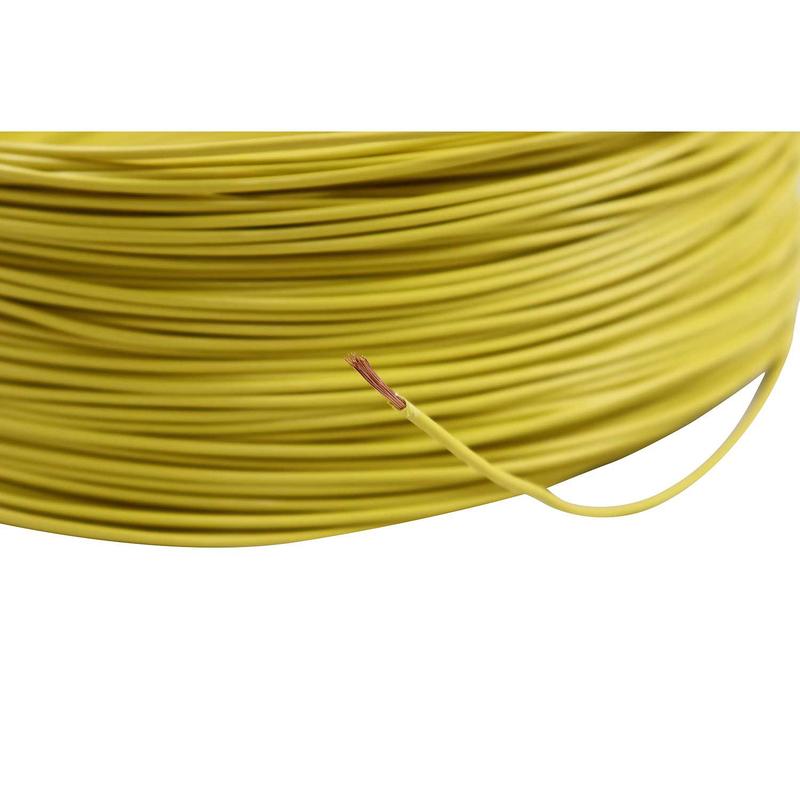 Cabo Flexivel Automotivo 1.00mm x 300V Amarelo (Rolo 100m) - Cód.8102 ...