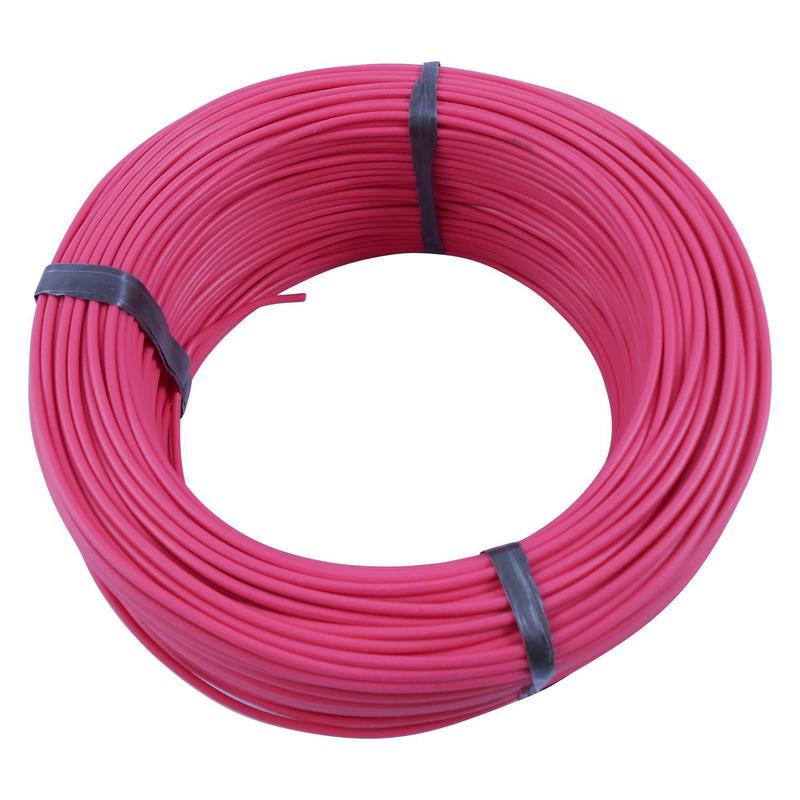 Cabo Flexivel Automotivo 1.00mm x 300V Vermelho (Rolo 100m) - Cód.6562 ...