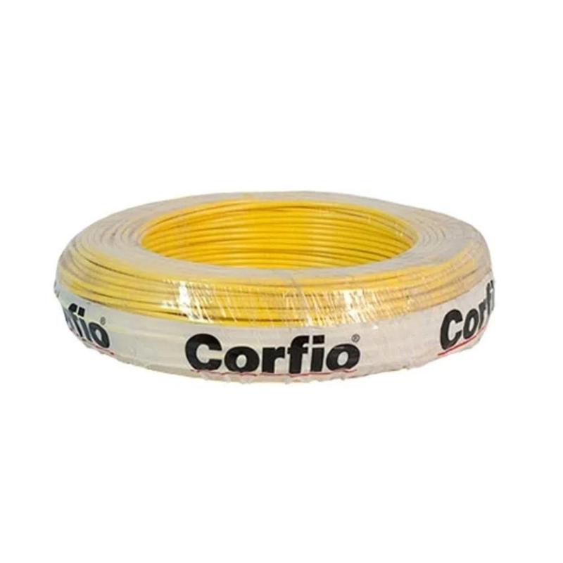 Cabo Flexível Corfio 10,0Mm Amarelo 100 Metros - Cabo / Fio Elétrico ...