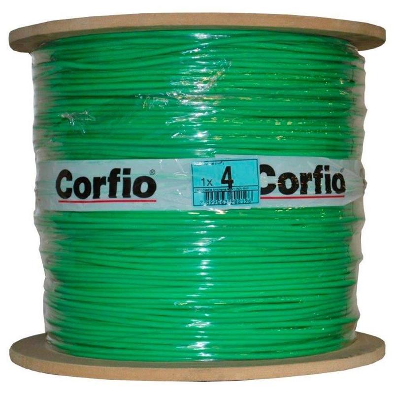 Cabo Flexível Corfio 4MMx600M Bobina 750V Verde - Fios e Cabos ...
