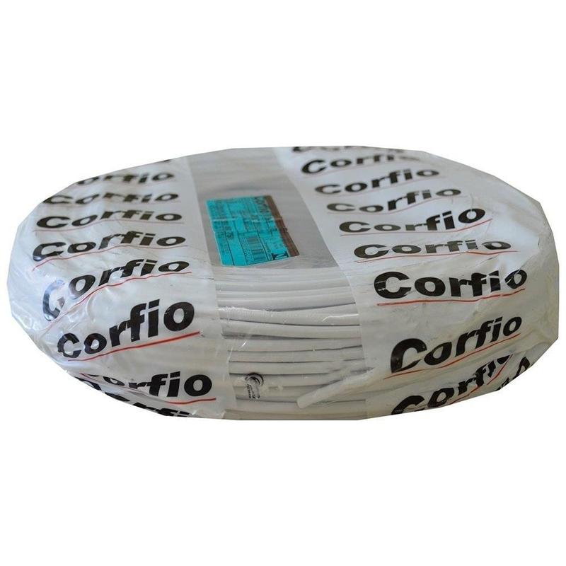 Cabo Flexível Corfio 6MMx100M Rolo 750V Branco - Fios e Cabos Elétricos ...