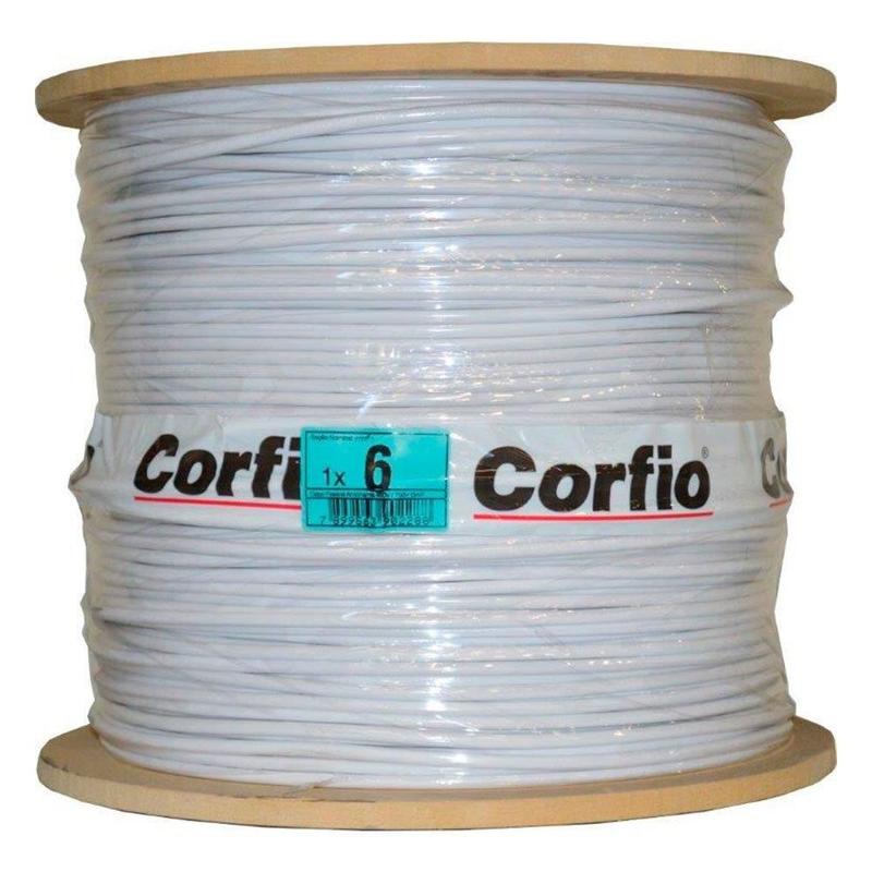 Cabo Flexível Corfio 6MMx500M Bobina 750V Branco - Fios e Cabos ...