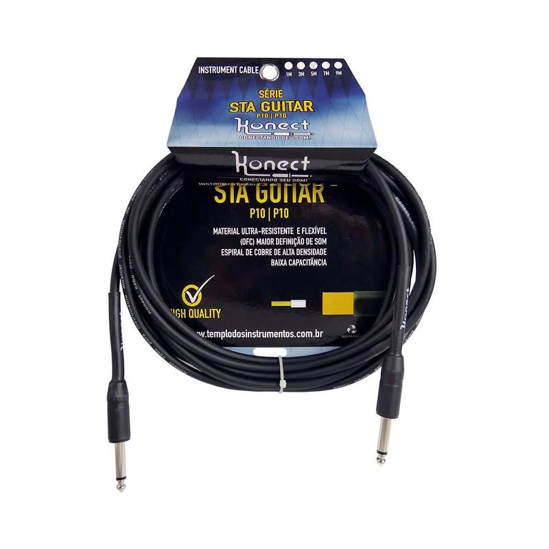 Cabo guitarra konect serie standard 4,57m - Cabos de Áudio - Magazine Luiza