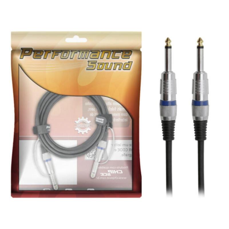 Cabo Guitarra Violão 3Mts Metros Blindado P10 X P10 Gold Pro ...