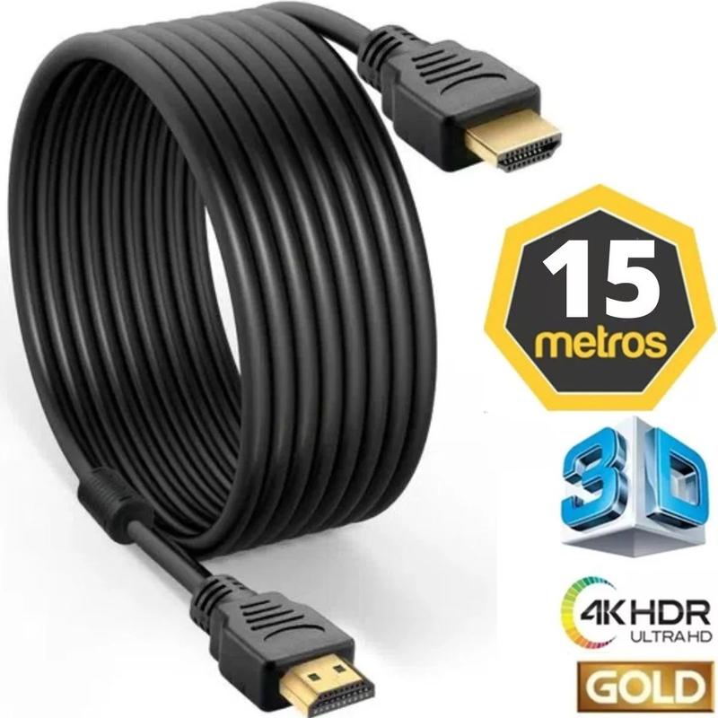 Cabo hdmi 2.0 m x m de 15 metros 4k full hd - MAGNUS - Cabo HDMI - Magazine Luiza
