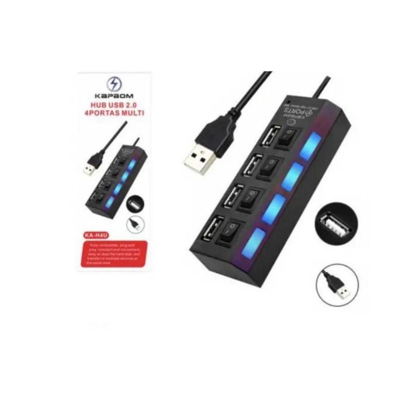 Cabo Hub Kapbom Ka-H4U Usb 2.0 4 Portas Multifuncional - Hub - Magazine Luiza