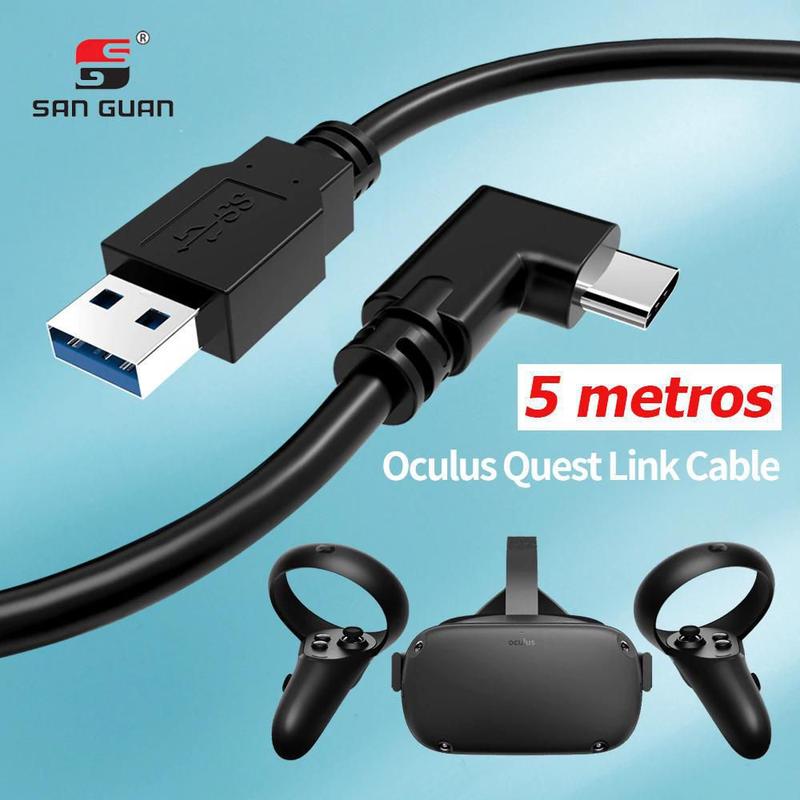 Cabo Link Oculus Quest 2 Usb A / Usb C 5 Metros Sanguan Cn - USB-C ...