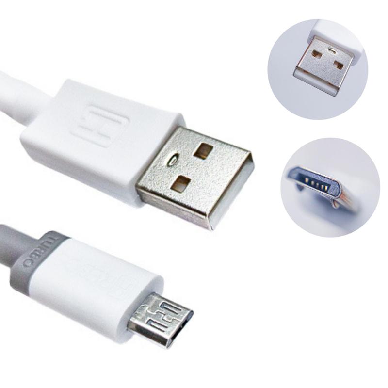 Cabo Micro Usb V8 Turbo 4.0a Carrega E Transfere Dados 1,2m - Hrebos ...