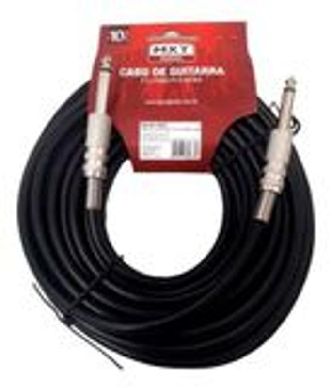 Cabo MXT P10xP10 para Guitarra Plug Metal 10 metros - Cabos de Áudio ...