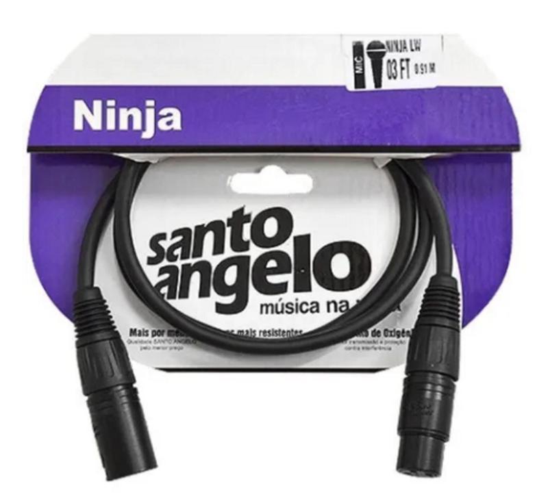 Cabo ninja xlrm x xlrf-lw b-03 - SANTO ANGELO - Autopeças - Magazine Luiza