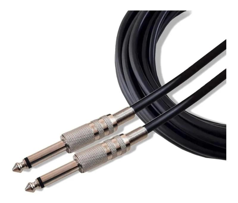 Cabo Para Guitarra P10 Mono Niquelado Mxt 5 Metros Original - Cabos e ...