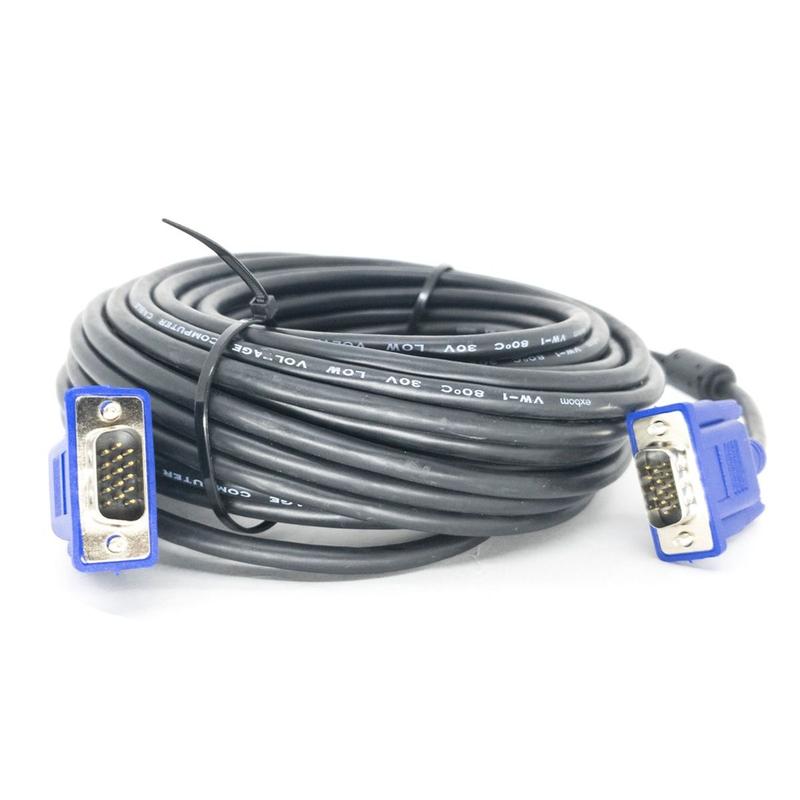 Cabo para monitor VGA 10 metros Exbom 1080p CBX-MVGA100 - Cabo VGA ...
